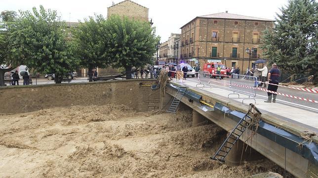 Las riadas le cuestan 9 millones al Gobierno aragonés