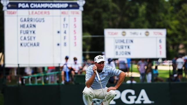 PGA 2013: Jim Furyk y Adam Scott doman Oak Hill