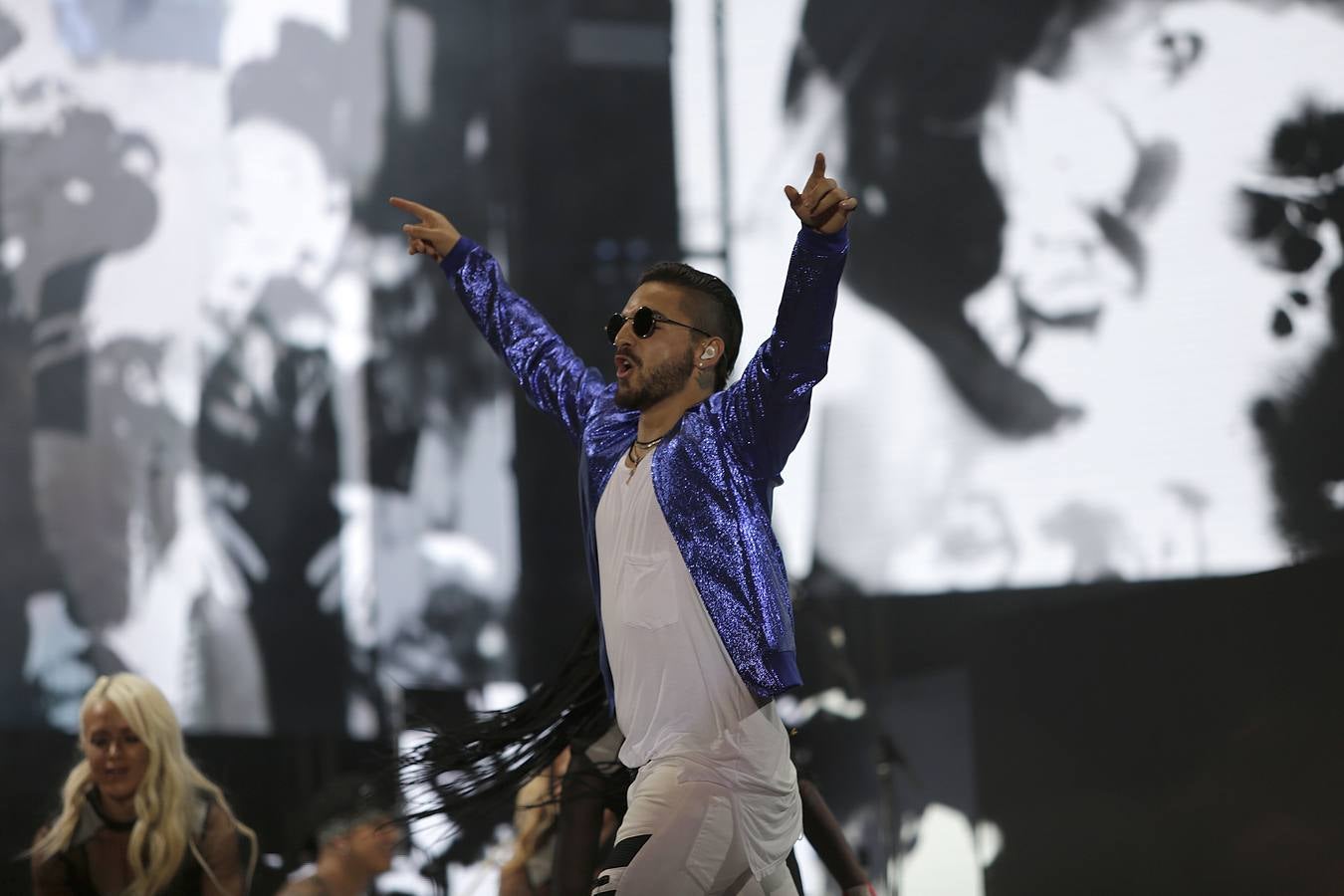 Las mejores imágenes del concierto de Maluma en el Auditorio Rocío Jurado