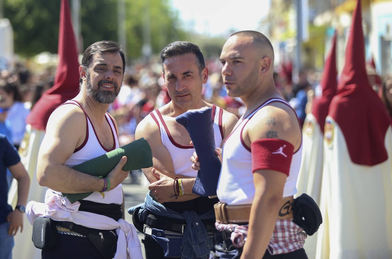 La salida de la hermandad de Palmete, en imágenes