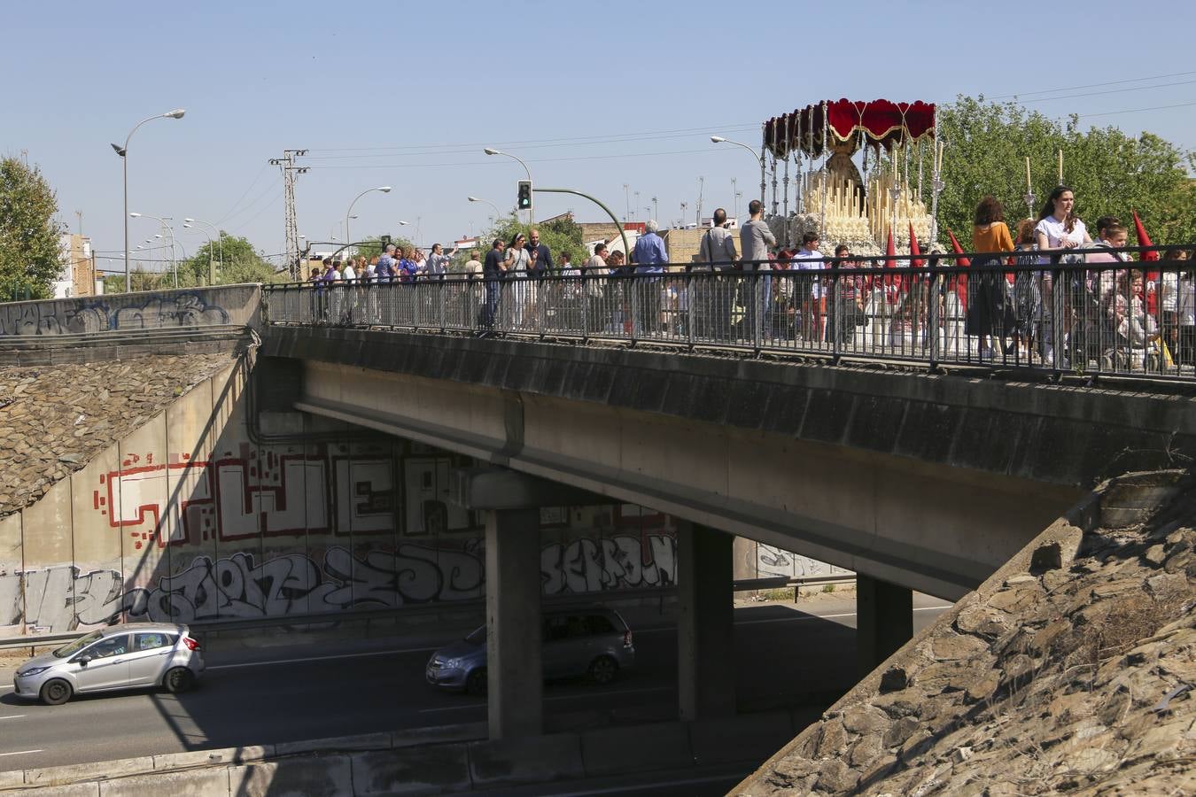 La salida de la hermandad de Palmete, en imágenes