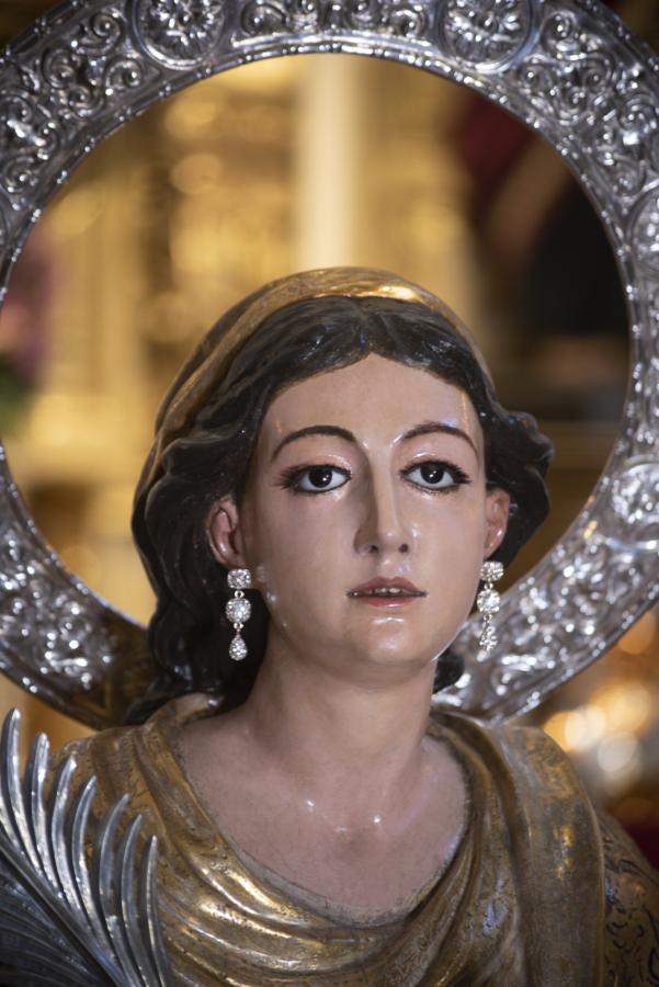 Las imágenes de Santa Lucía tras la restauración