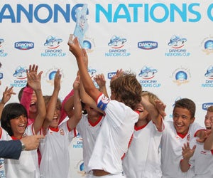 El alevín, campeón de la Copa Danone