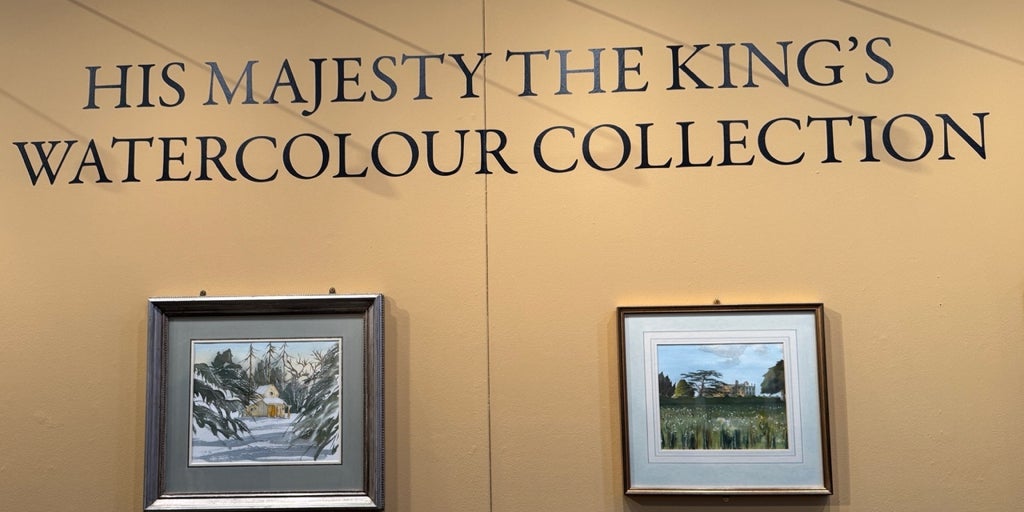 Las acuarelas de Carlos III, Rey del Reino Unido y pintor