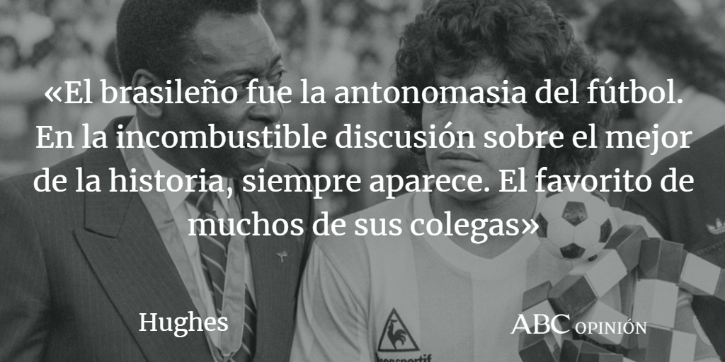 Hughes: El fútbol ya habló: Pelé es el más grande
