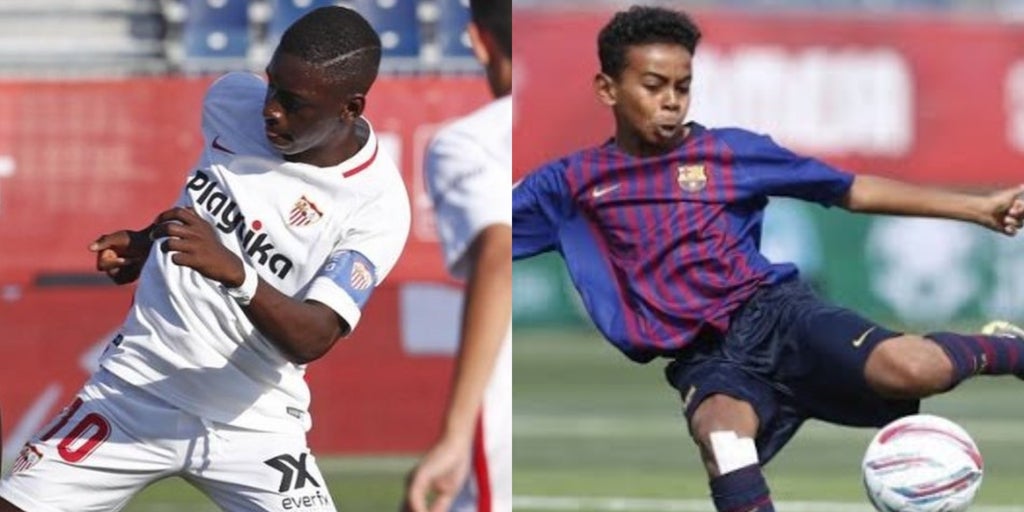 Ibra Sow vs Lamine Yamal, aquel duelo de pistoleros en LaLiga Promises