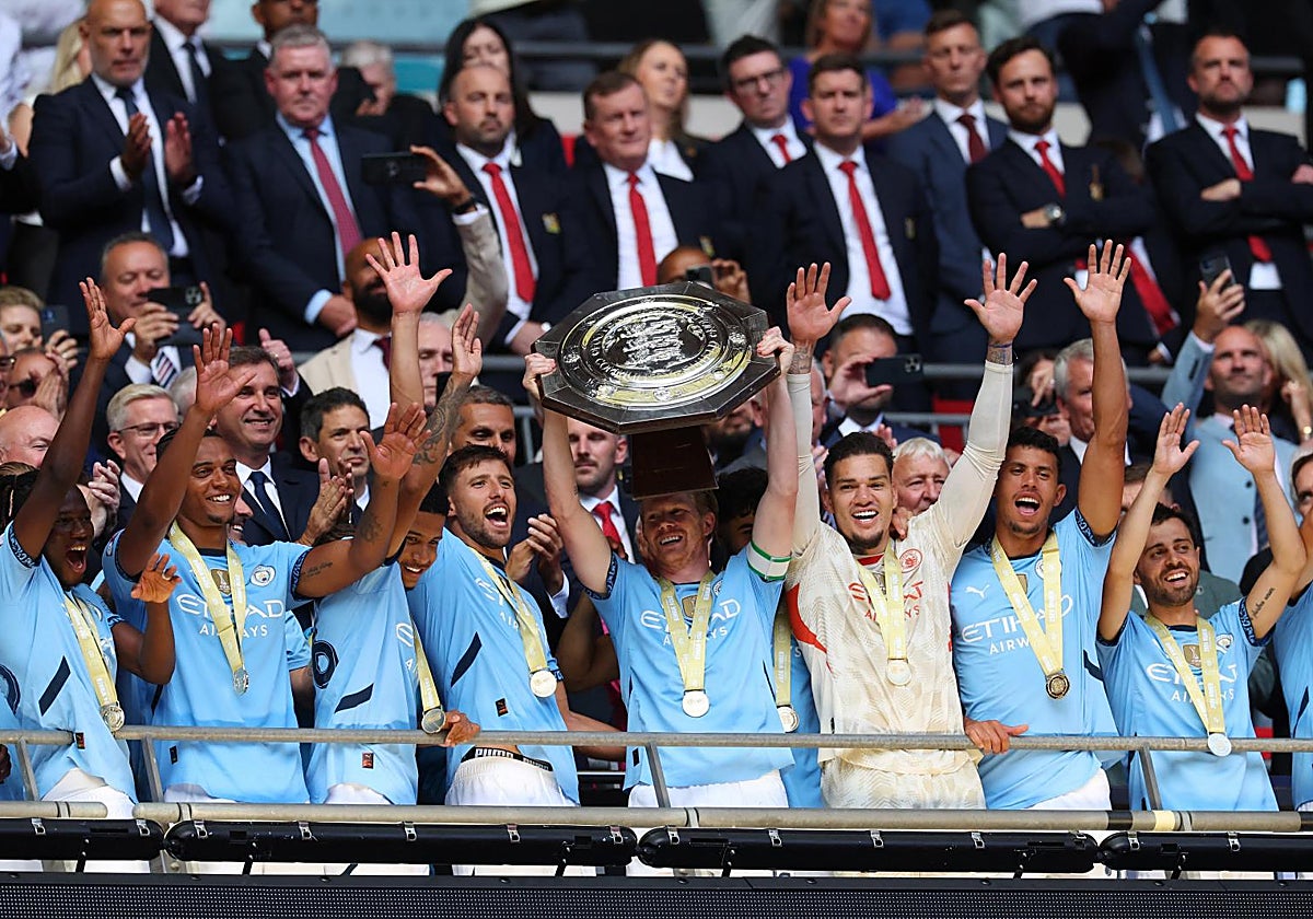 Otro título de Guardiola: el Manchester City gana la Community Shield ...