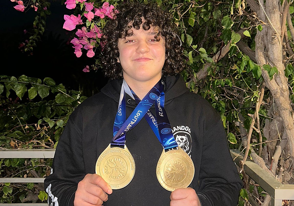 Merche García se proclama tricampeona mundial de grappling
