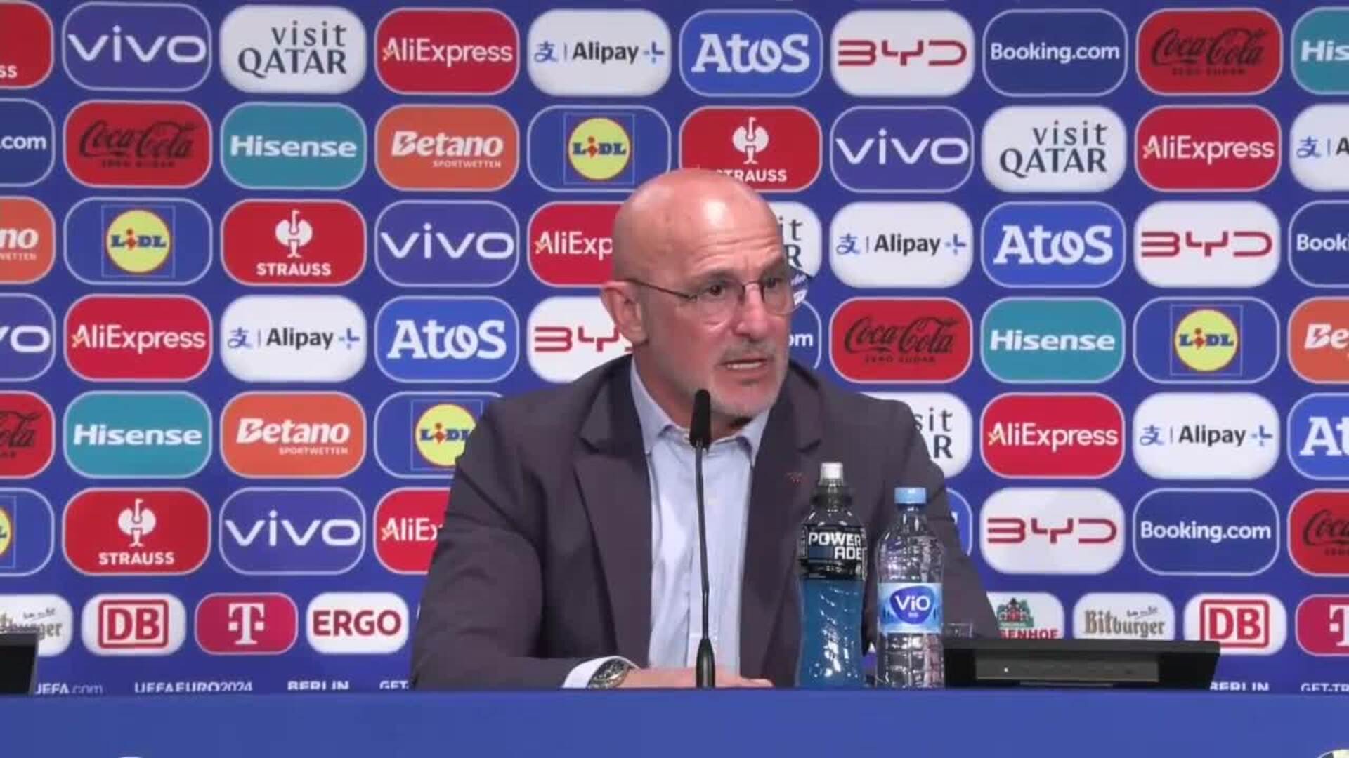 De la Fuente asegura que está "muy feliz" tras al victoria ante Croacia