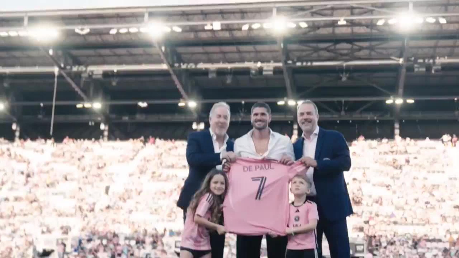 El Inter Miami presenta a Rodrigo de Paul