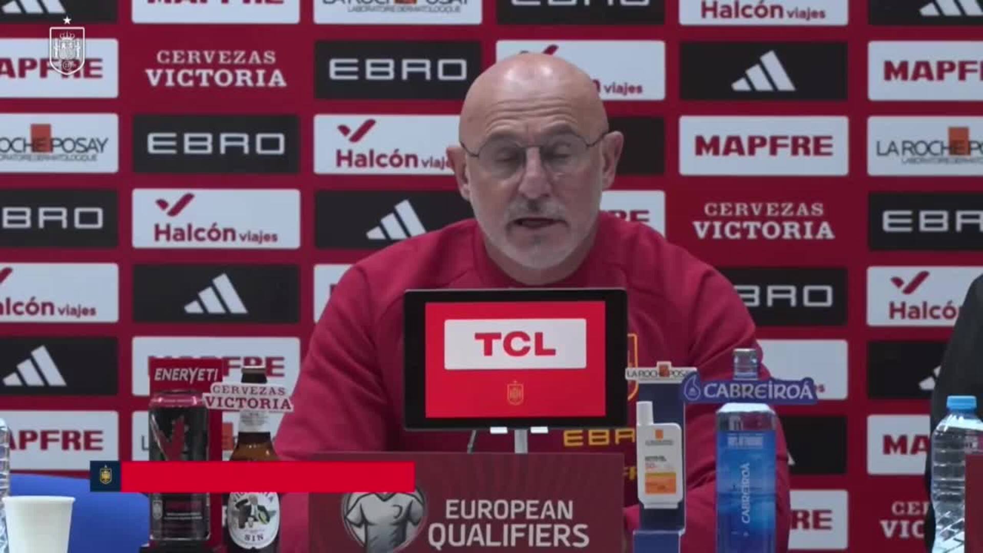 De la Fuente lamenta la pérdida de Xabier Azkargorta