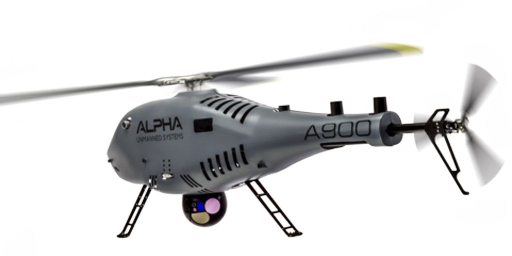 Alpha 900, el helicóptero no tripulado español que ha comprado Estados ...