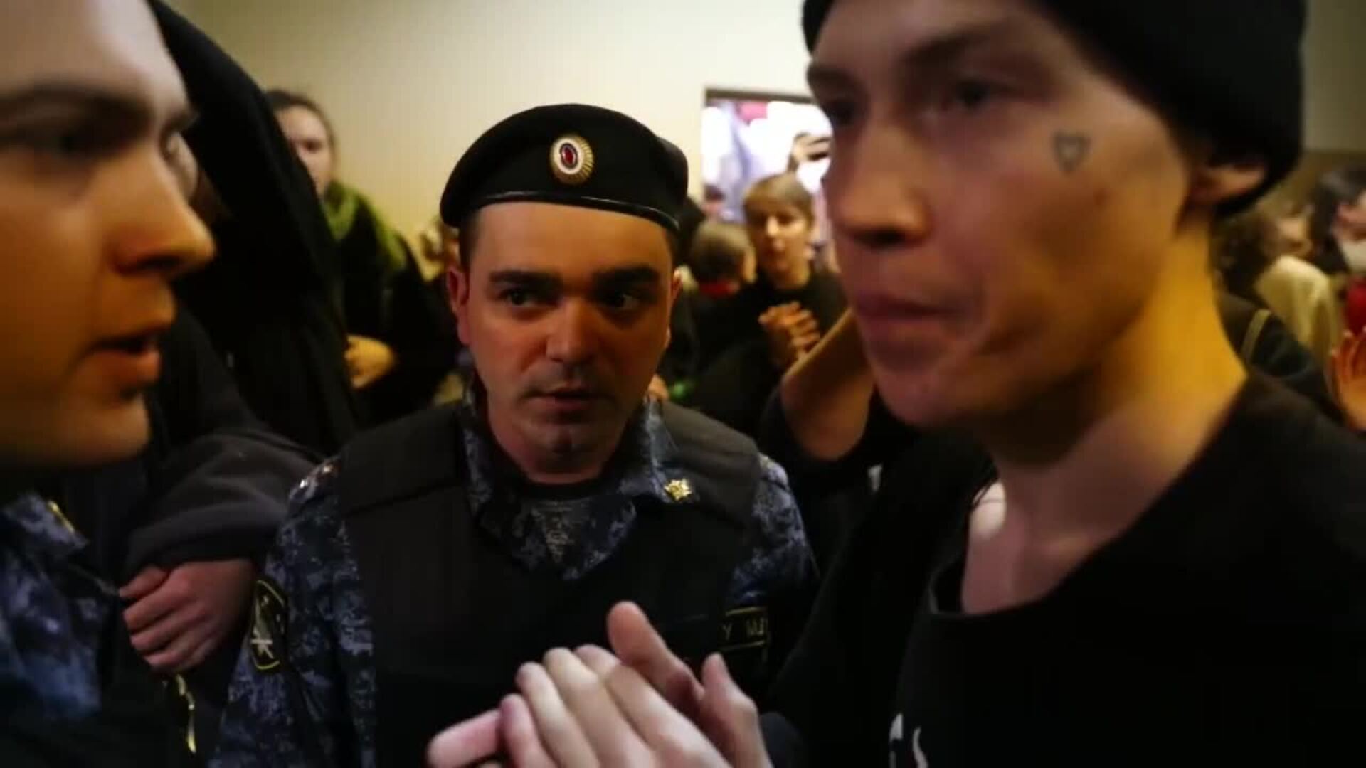 Audiencia de la artista rusa Sasha Skochilenko en San Petersburgo