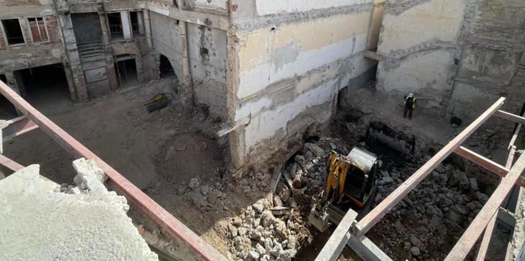 Descubre cómo avanzan las obras del antiguo Simago desde su interior