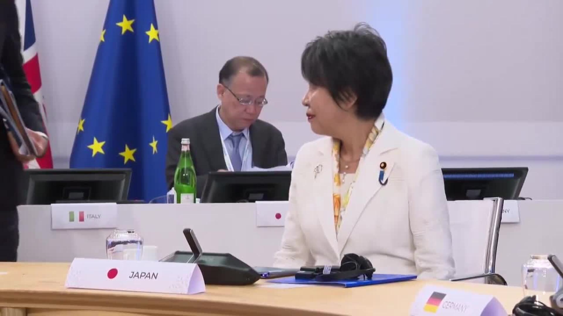 La reunión de ministros de Exteriores del G7 en Capri alcanza su última ...