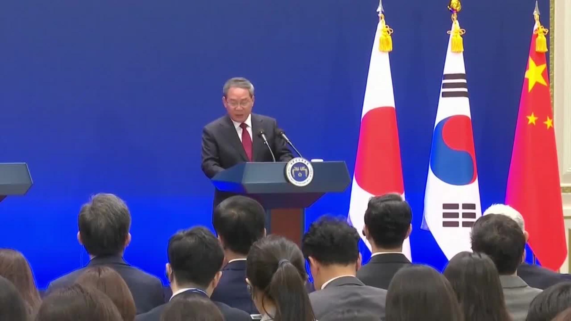 Corea del Sur, Japón y China concluyen su primera cumbre conjunta desde ...