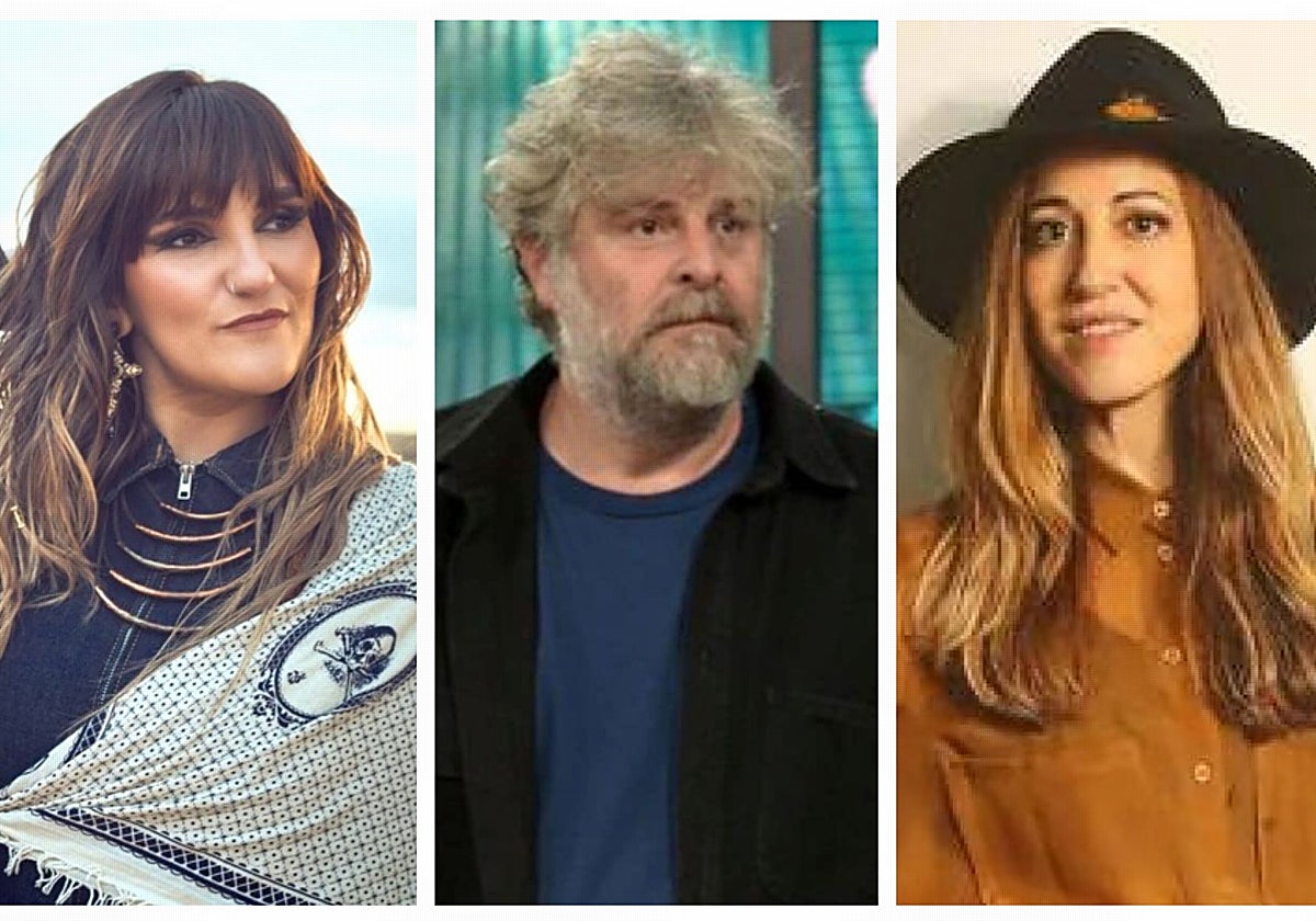 Rozalén, Nena Daconte y Raúl Cimas, en el Festival Solidario 'Ayuda para Letur', este jueves en ...