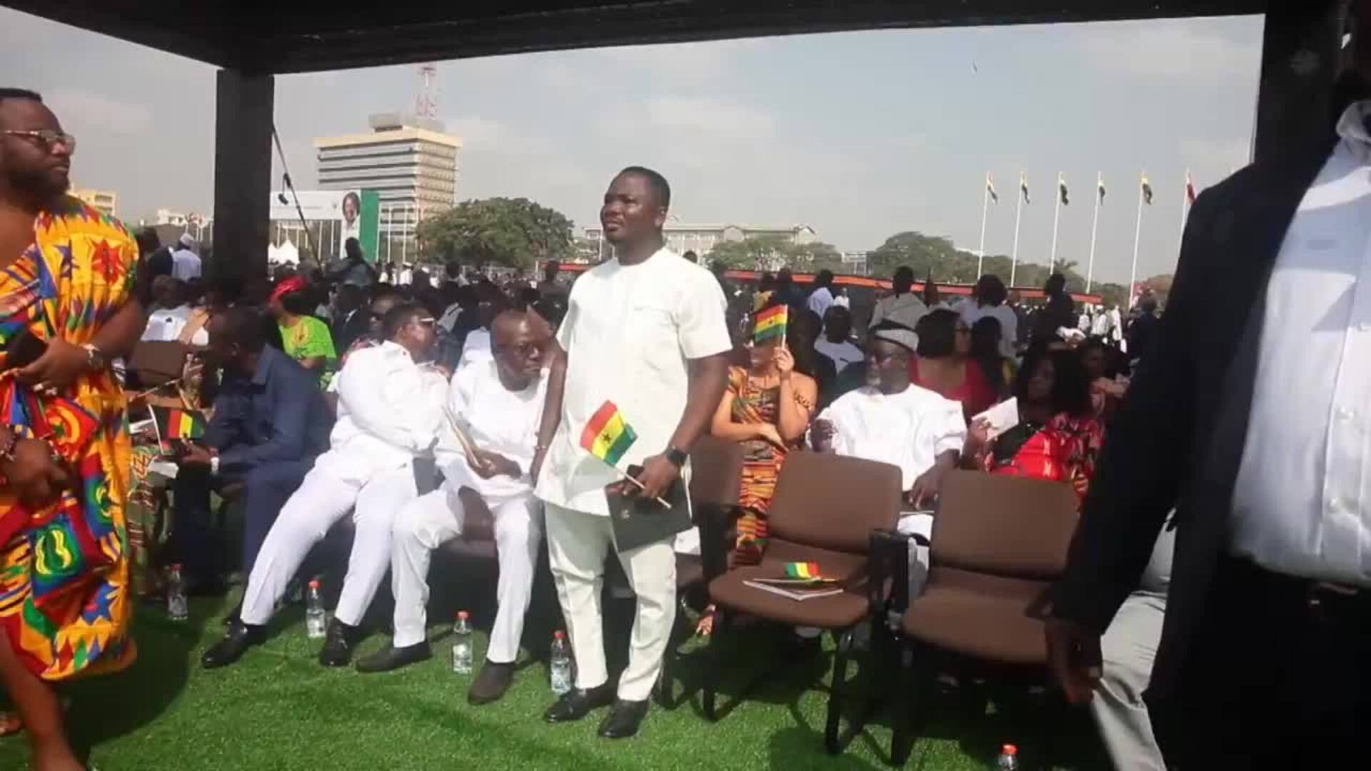 John Dramani Mahama toma posesión como nuevo presidente de Ghana