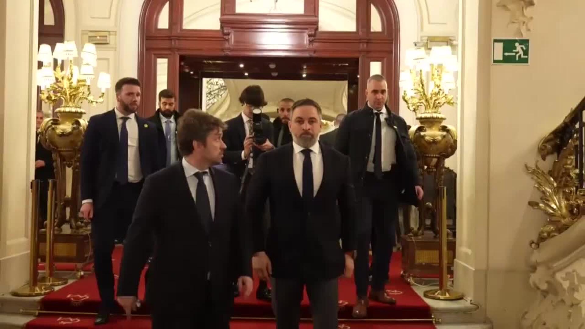 Abascal recibe en Madrid a los líderes de la ultraderecha europea de ...