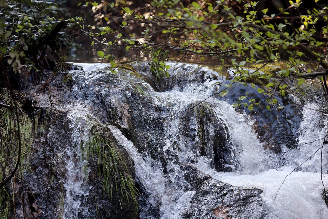 El inusual estado de los Baños de Popea tras las lluvias, en imágenes