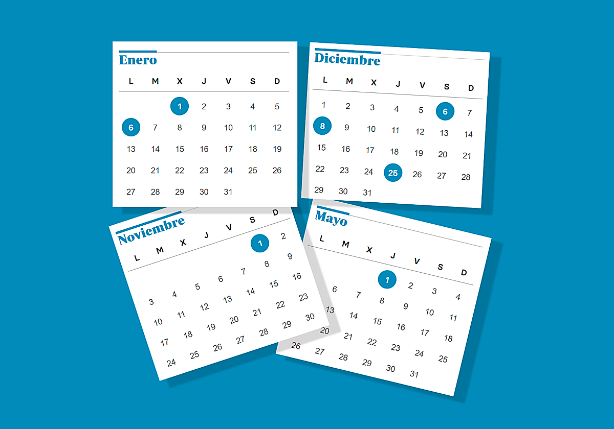 Calendario laboral 2026 en Valencia: todos los puentes y festivos ...