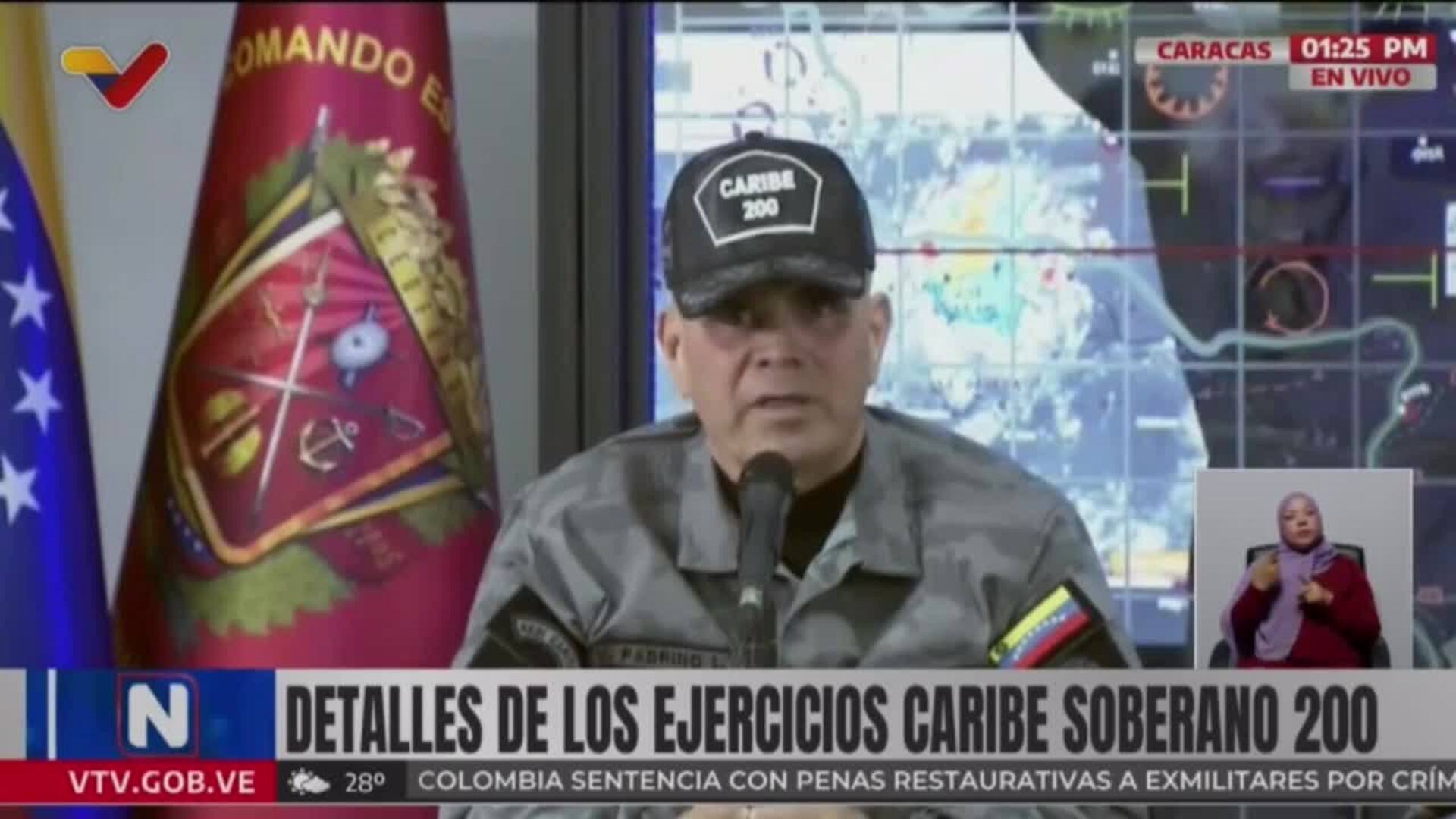 Venezuela califica de "exitosa" maniobra militar en isla del Caribe ...