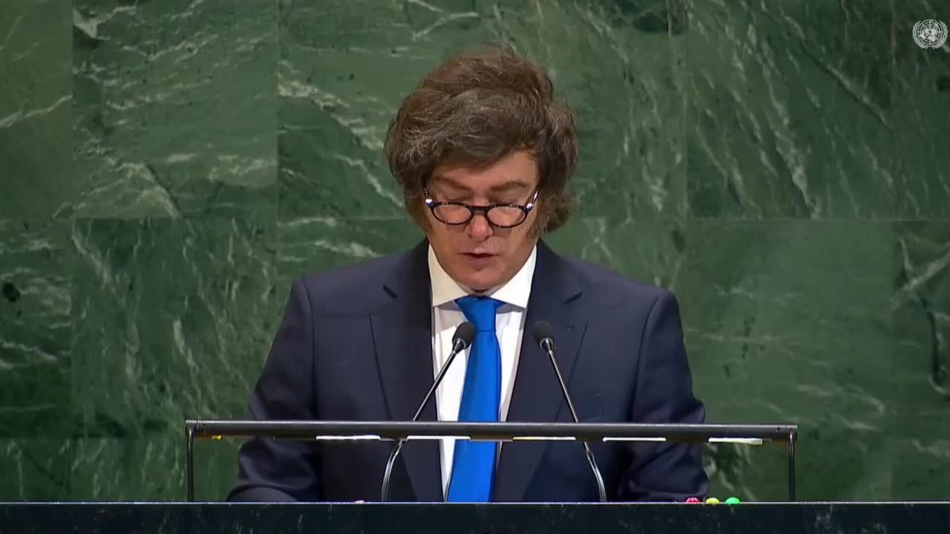 Milei arremete contra la ONU ante la Asamblea General: "Un gobierno de ...