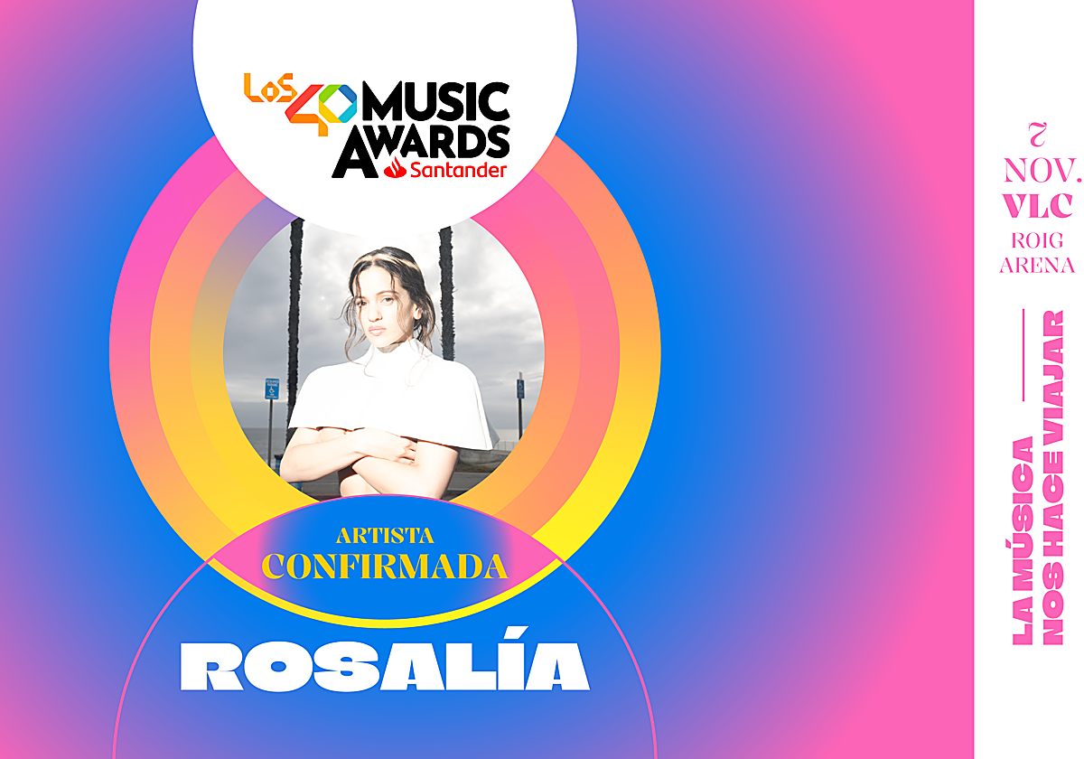 Rosalía confirma su primera actuación en Roig Arena dentro de LOS40 ...