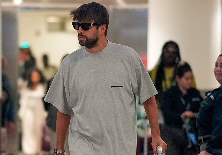Las primeras imágenes de Gerard Piqué en Miami para ver a sus hijos