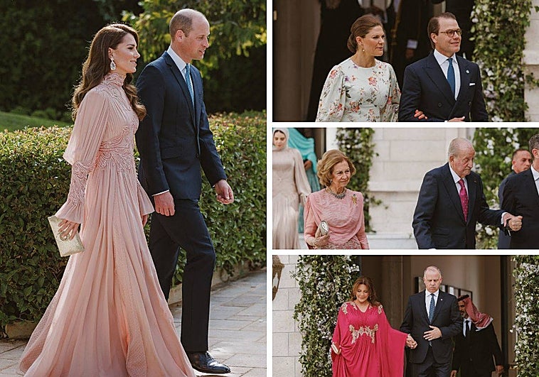 Todos los invitados a la boda de Hussein de Jordania y Rajwa Al Saif ...