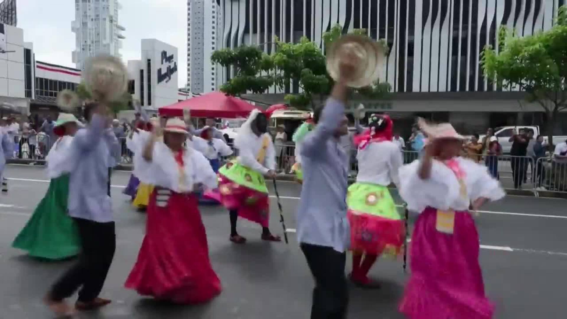 Panamá festeja sus "Símbolos Patrios" con un animado y colorido desfile ...