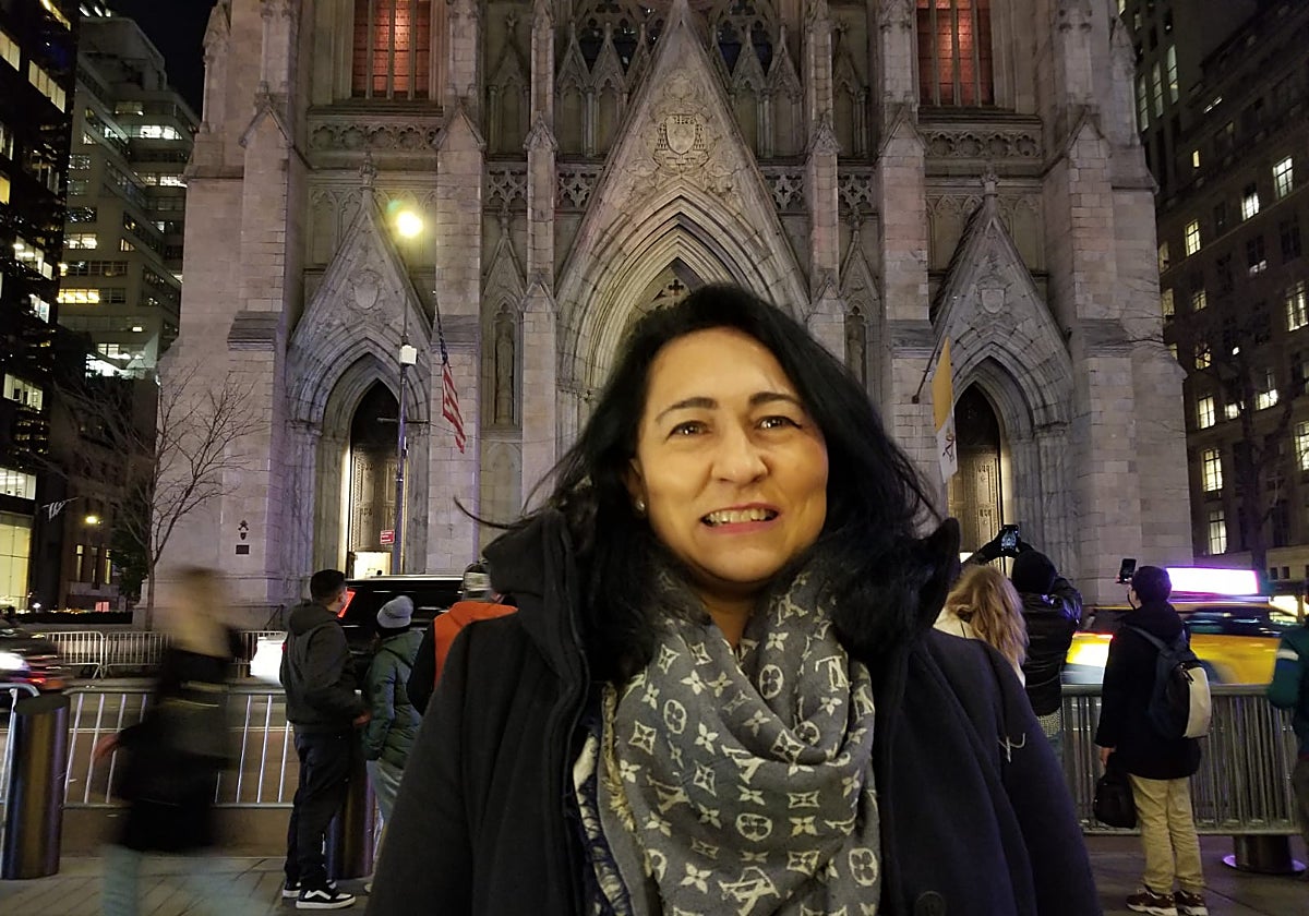 Ana Calvo, la española que ha dado luz a la catedral de San Patricio