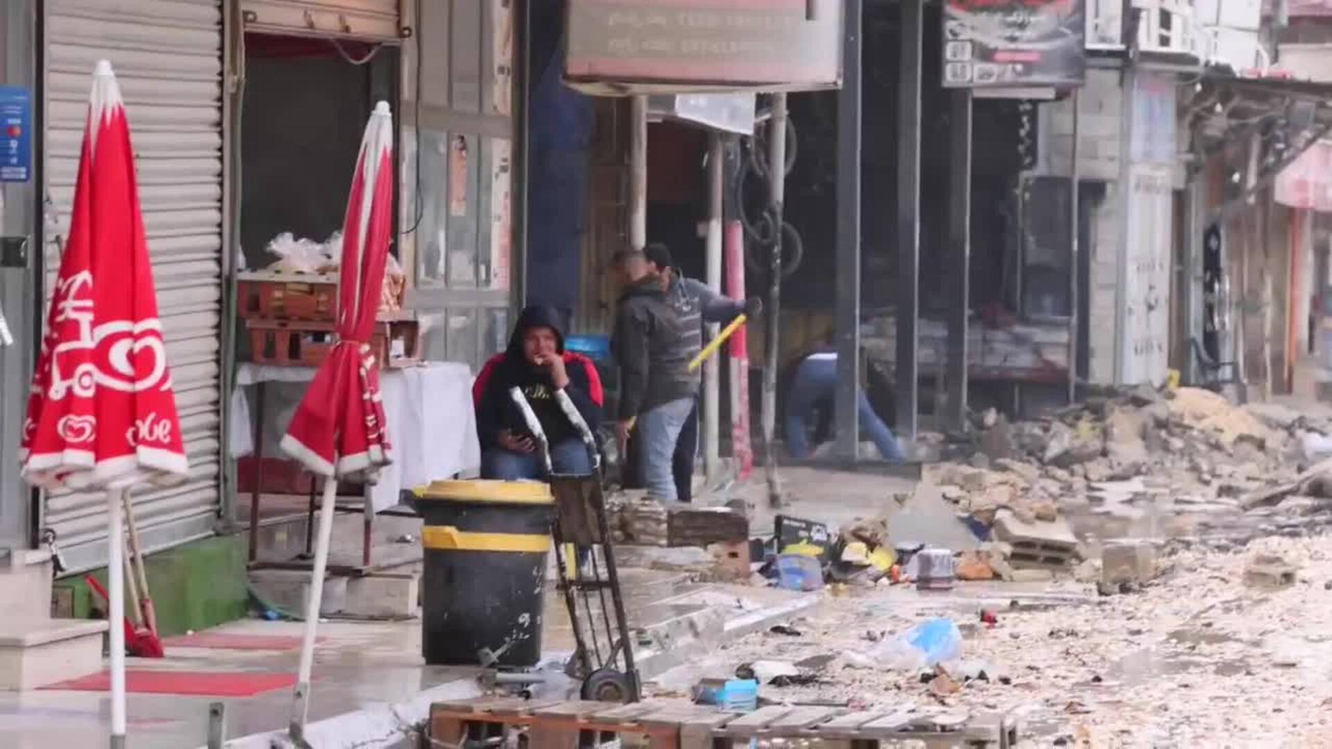 Destruccción en el campo de refugiados de Nur Shams, tras la ofensiva ...