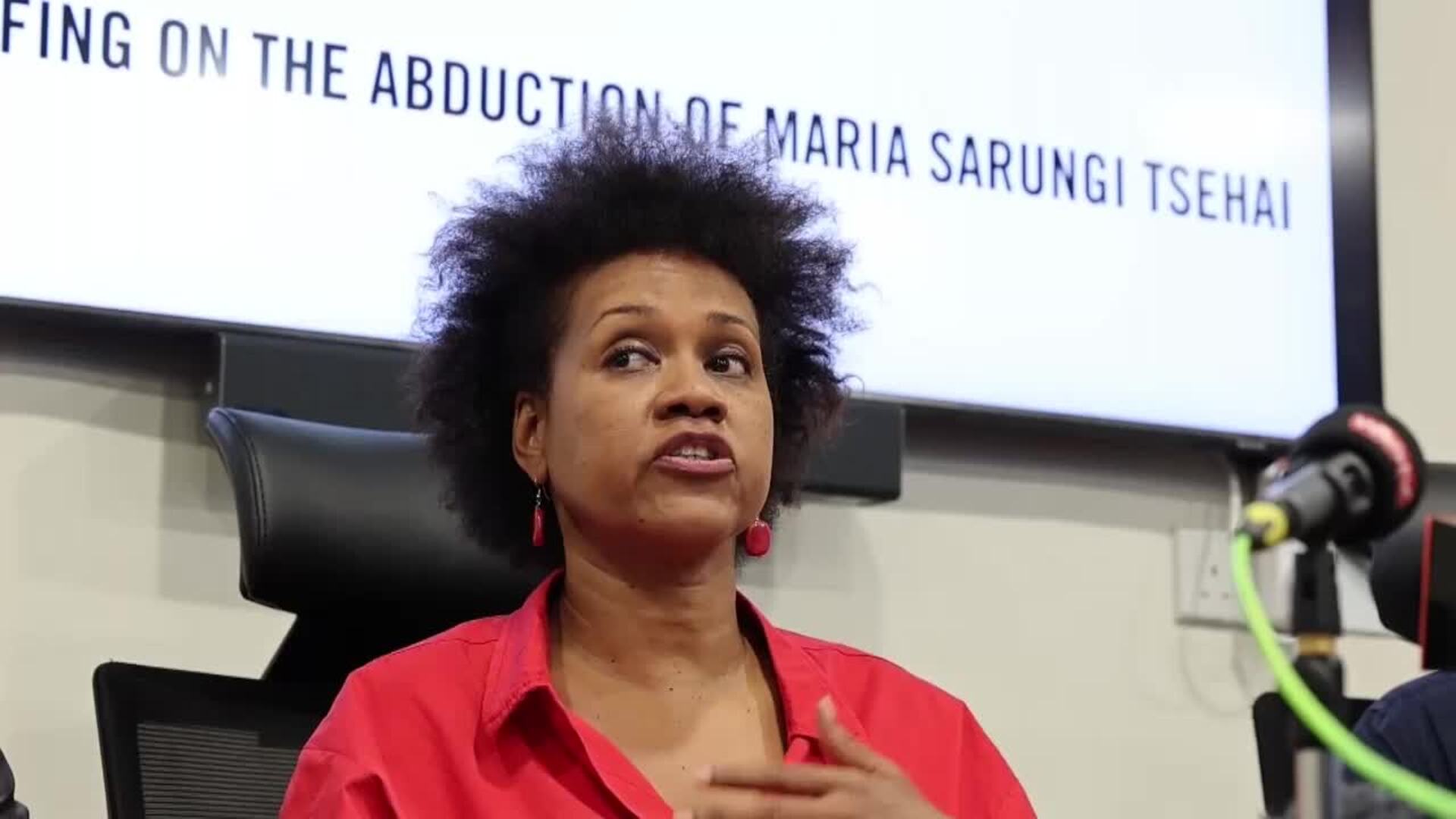 La periodista y activista Maria Sarungi Tsehai denuncia que la ...