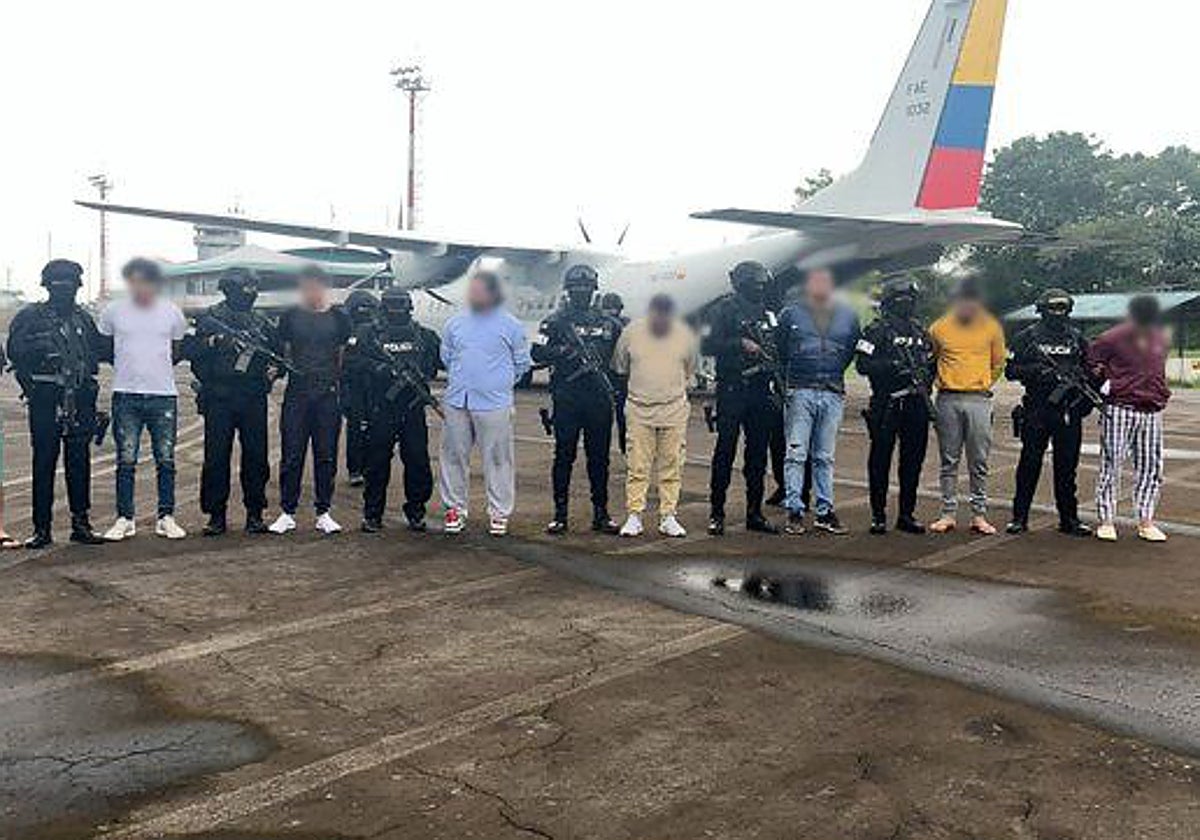 Ecuador incauta casi 8 toneladas de droga en un golpe al narcotráfico que deja 14 detenidos