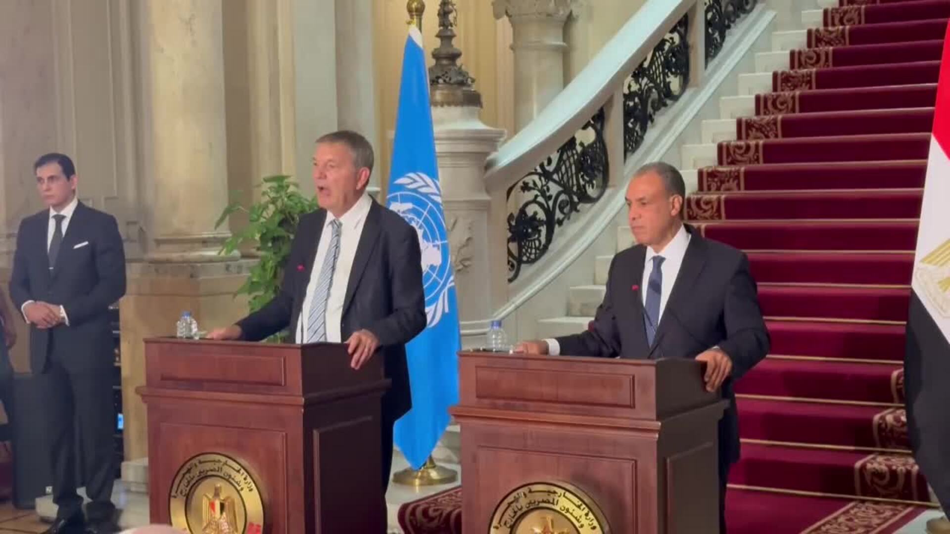 Lazzarini se reúne con Abdelatty en El Cairo