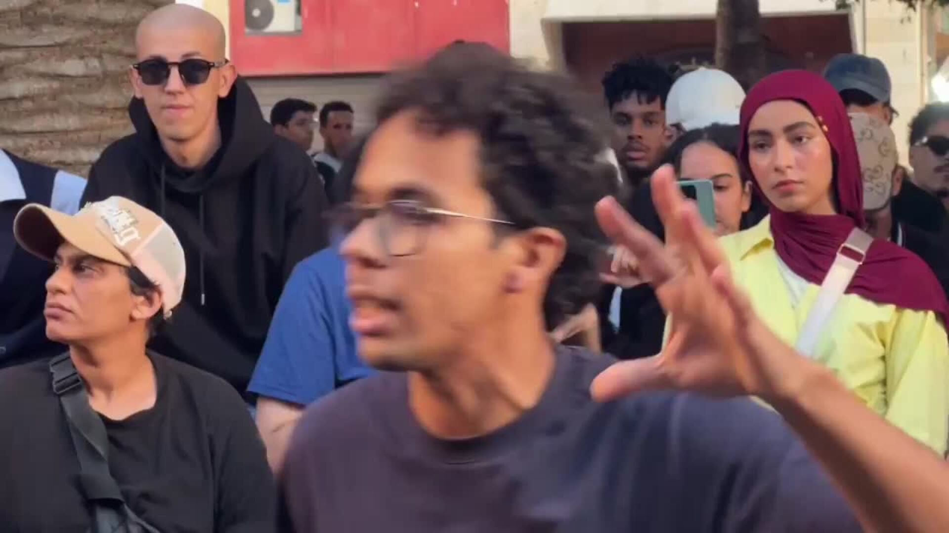 Protesta juvenil en Rabat recupera el carácter pacífico