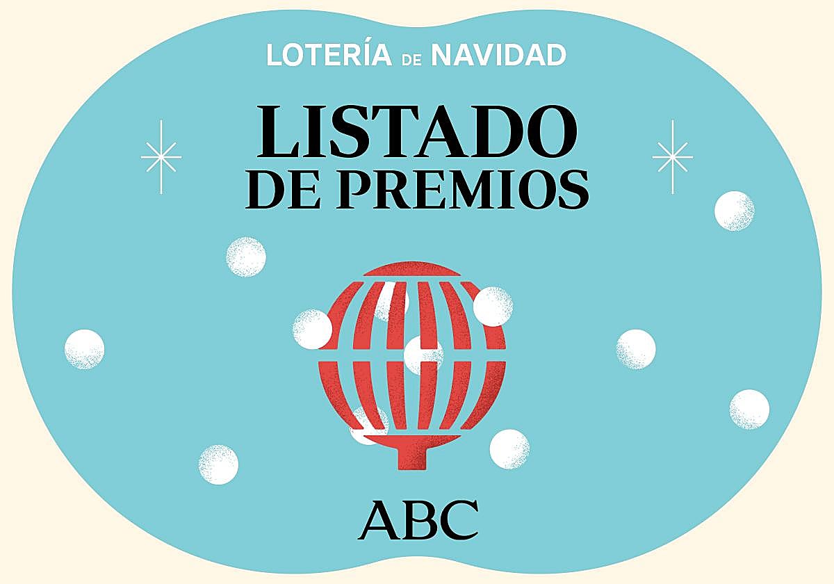 Premios Lotería Navidad 2025: comprueba el PDF oficial con todos los ...