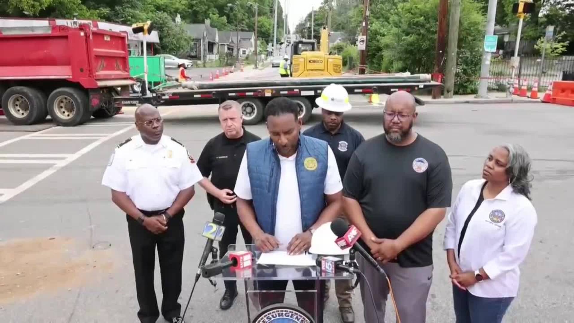 Corte generalizado de agua en Atlanta, Georgia