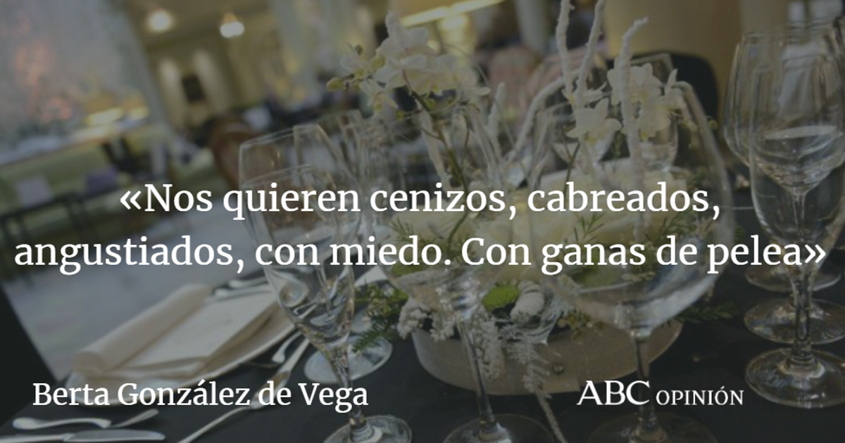 Berta González de Vega: No les den el gustazo Berta González de Vega: No les den el gustazo
