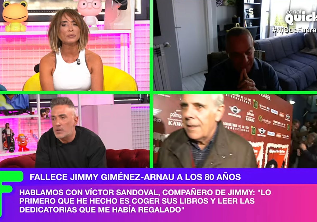 Víctor Sandoval habla alto y claro de la causa de la muerte de Jimmy Giménez-Arnau: «Le ha ...