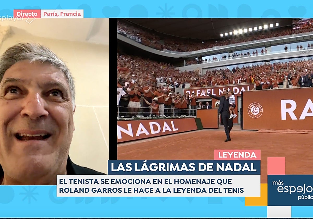 Espejo Público: El emotivo consejo de Toni Nadal a Rafa Nadal tras su homenaje en Roland Garros ...