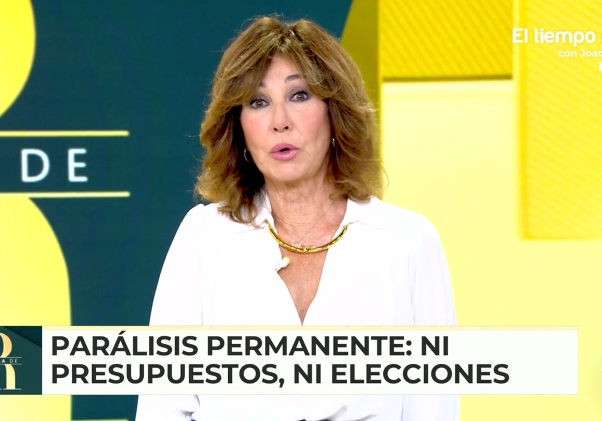 El programa de Ana Rosa: Demoledor editorial de Ana Rosa Quintana contra Pedro Sánchez en su ...