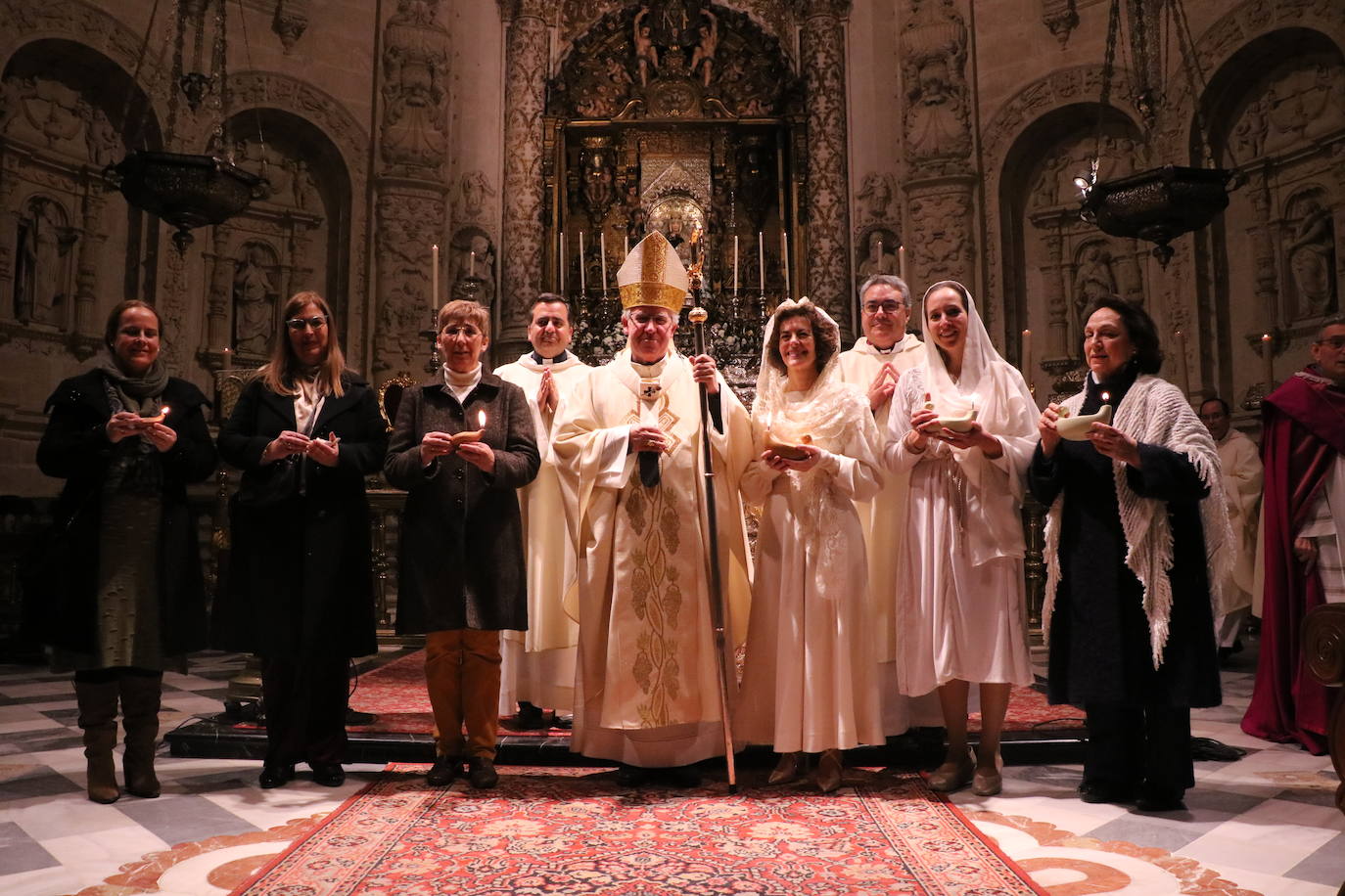 En fotos: el rito de la consagración de la virgen Pilar Trujillo en la ...