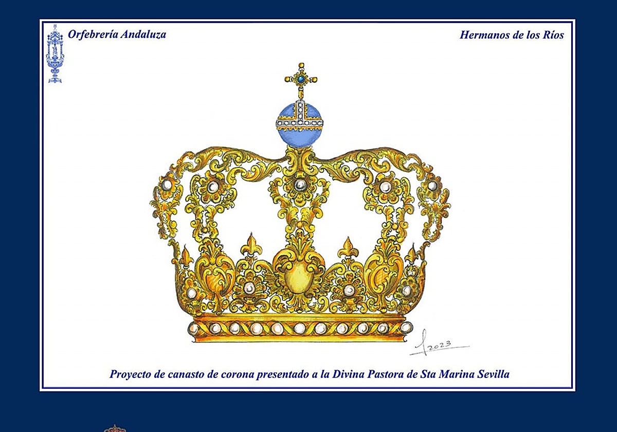 La Pastora de Santa Marina presenta el proyecto de corona para la ...