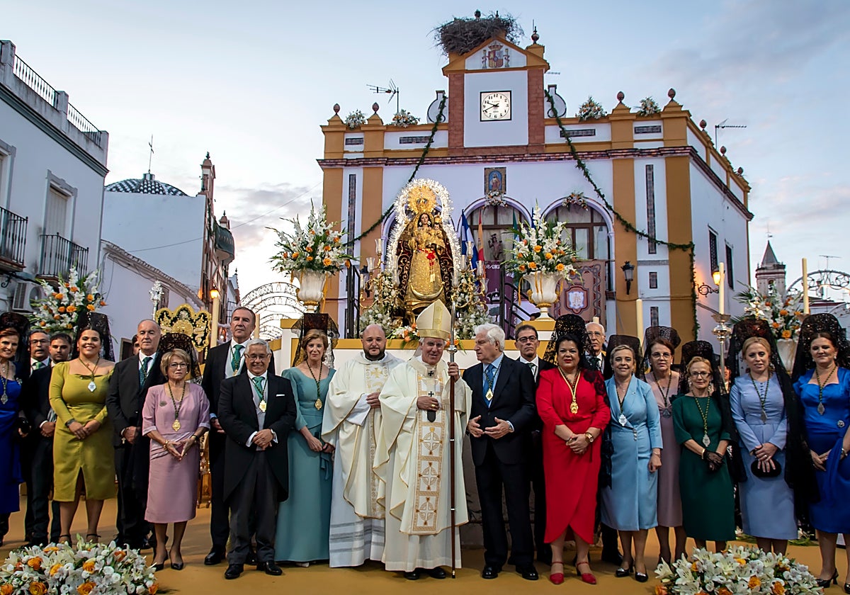 El duque de Alba, padrino de la coronación canónica de la Virgen de la ...