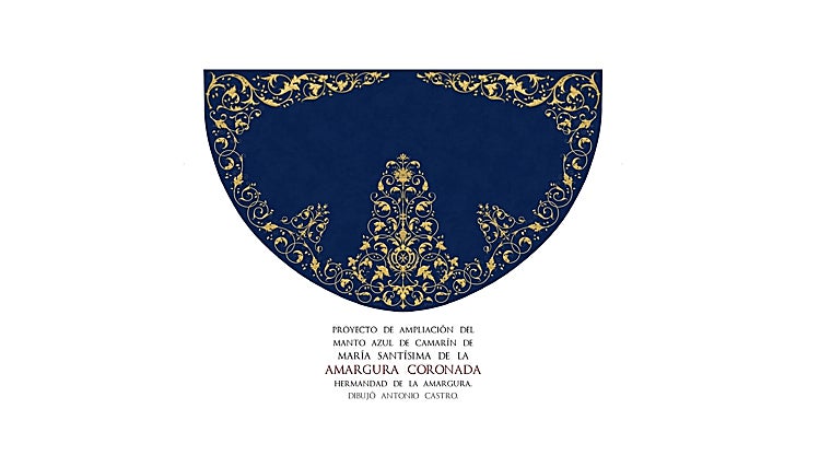 La Amargura enriquecerá el manto azul de la Virgen
