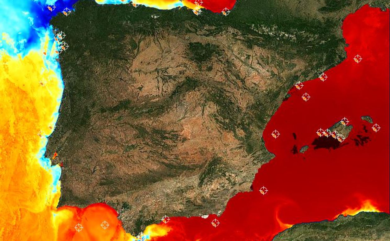 La Temperatura Del Mediterráneo Supera Los 30 Grados Durante La Ola De