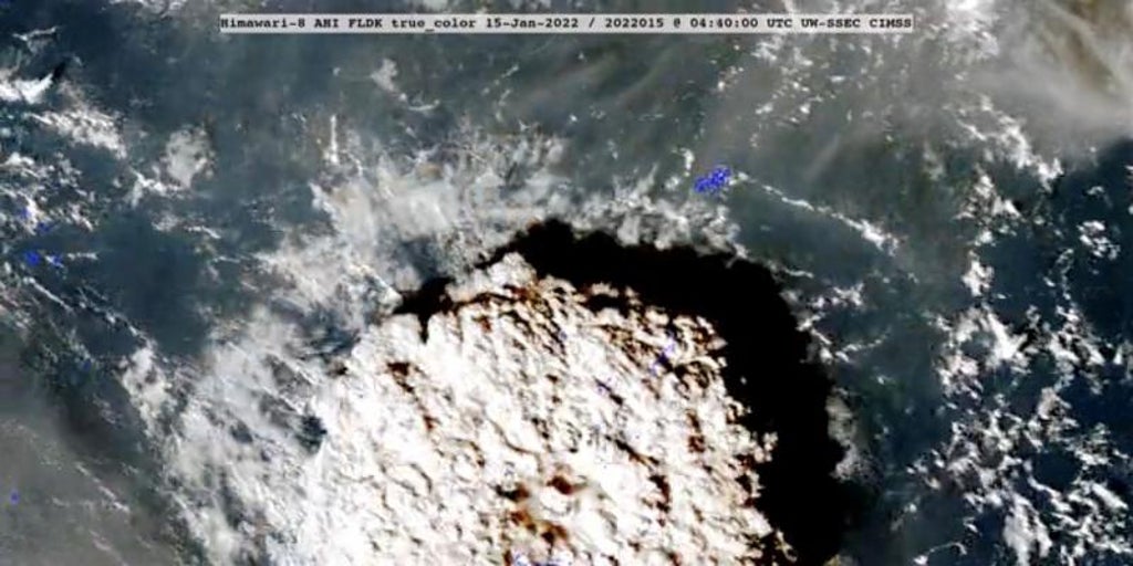 La erupción del volcán Hunga Tonga generó un meteotsunami global