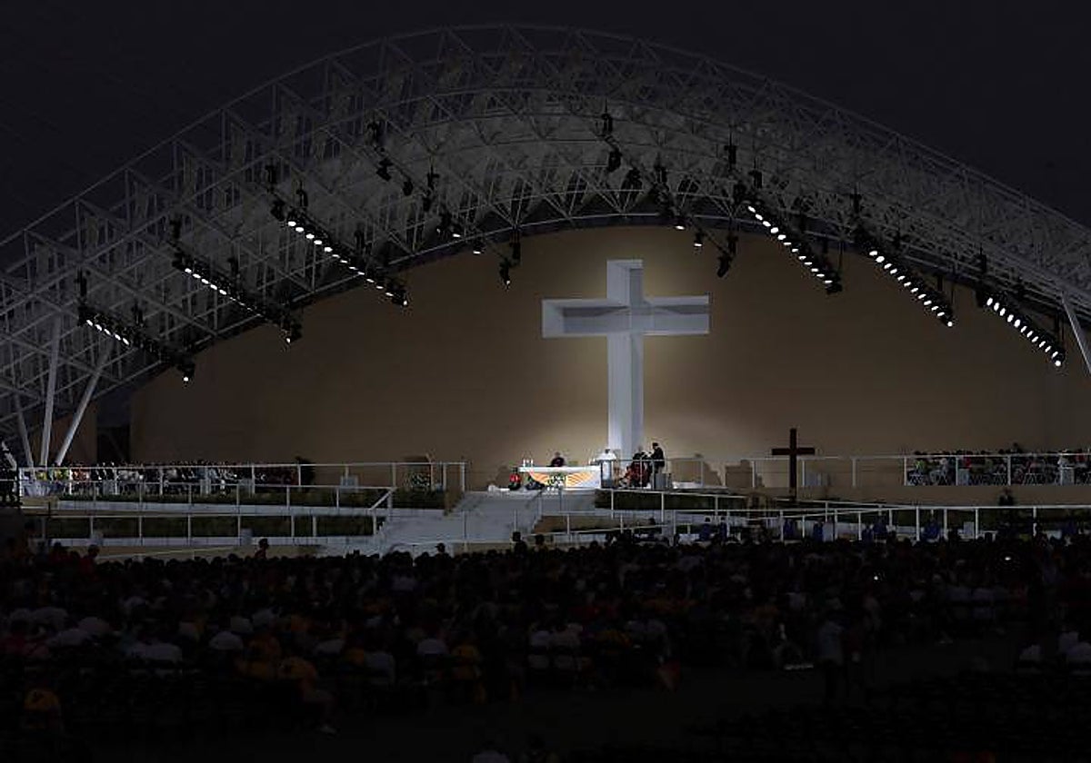 La Vigilia de la JMJ 2023 en el Parque Tejo, en imágenes